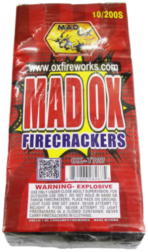 OX-T727 Mad Ox Firecrackers 200's [8/10/200]